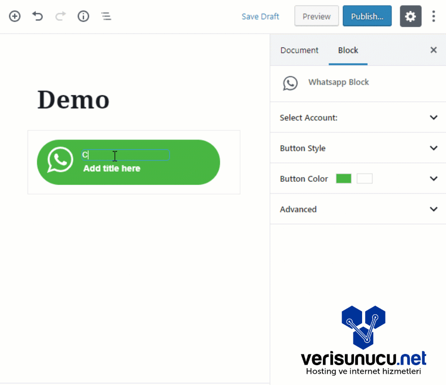 Wordpress’e Whatsapp Butonu Nasıl Eklenir ? (2025) – Verisunucu.net Blog